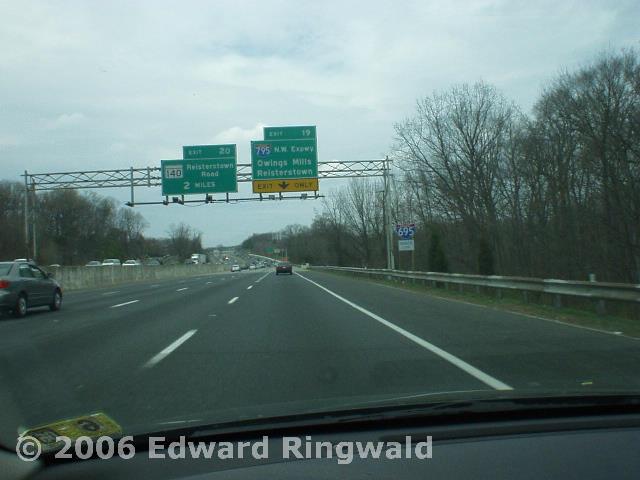 Interstate 795 in Maryland