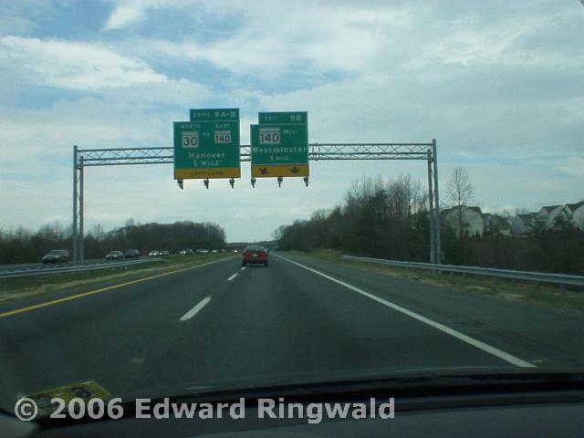 Interstate 795 in Maryland