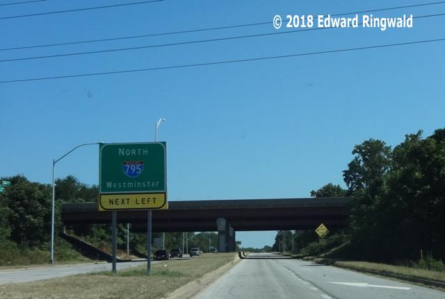 Interstate 795 in Maryland