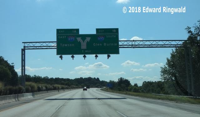 Interstate 795 in Maryland